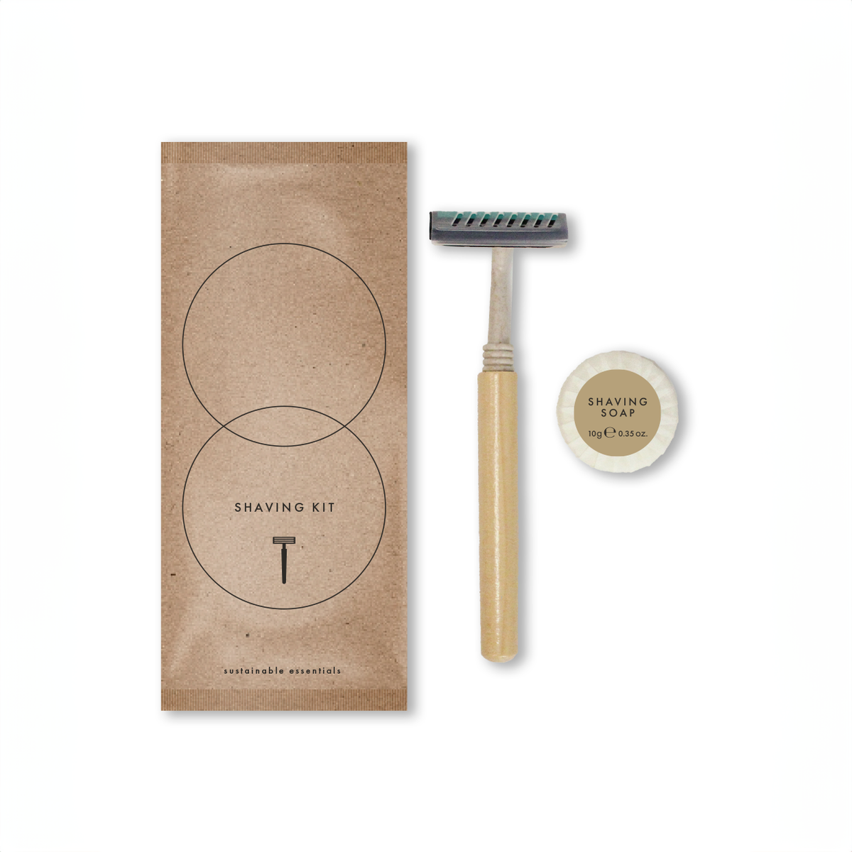 Kraft Shaving Kit (Carton of 400) – Buzz AU